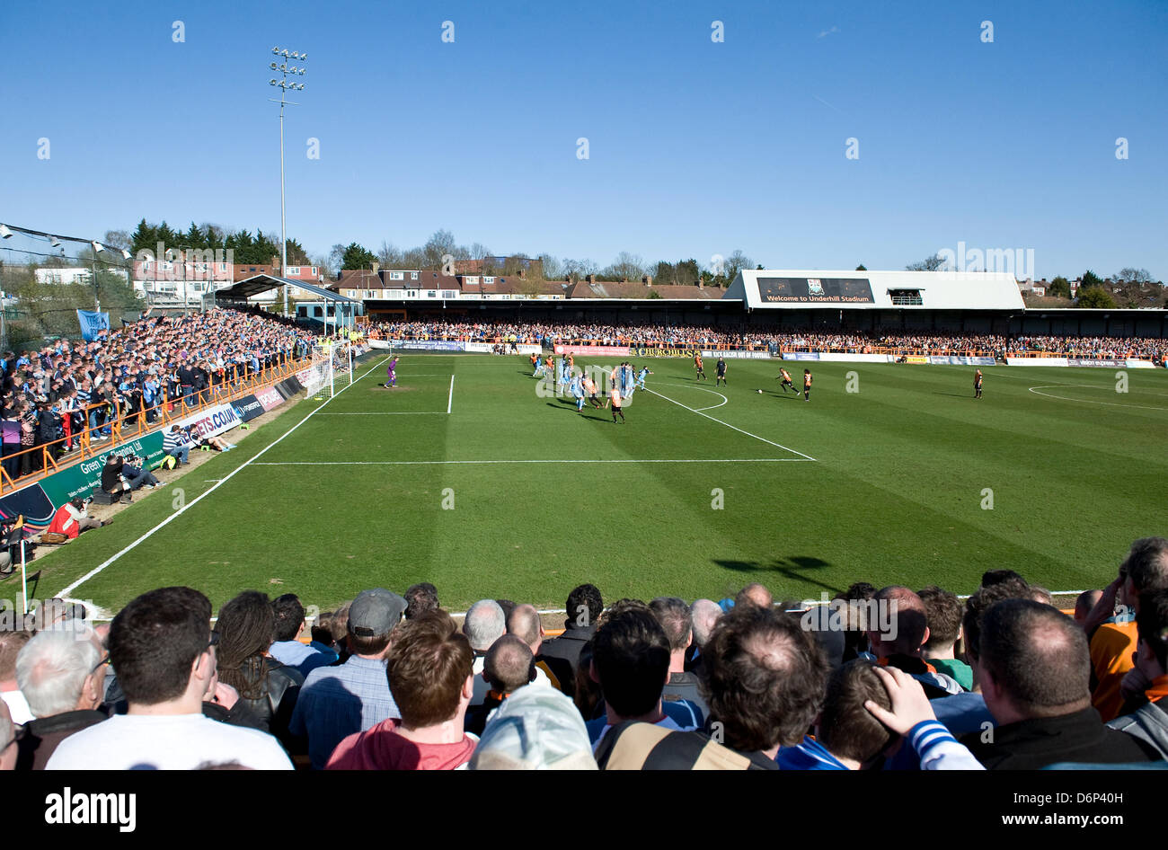 20.04.2013 Barnet, England. The last ever match to be played at ...