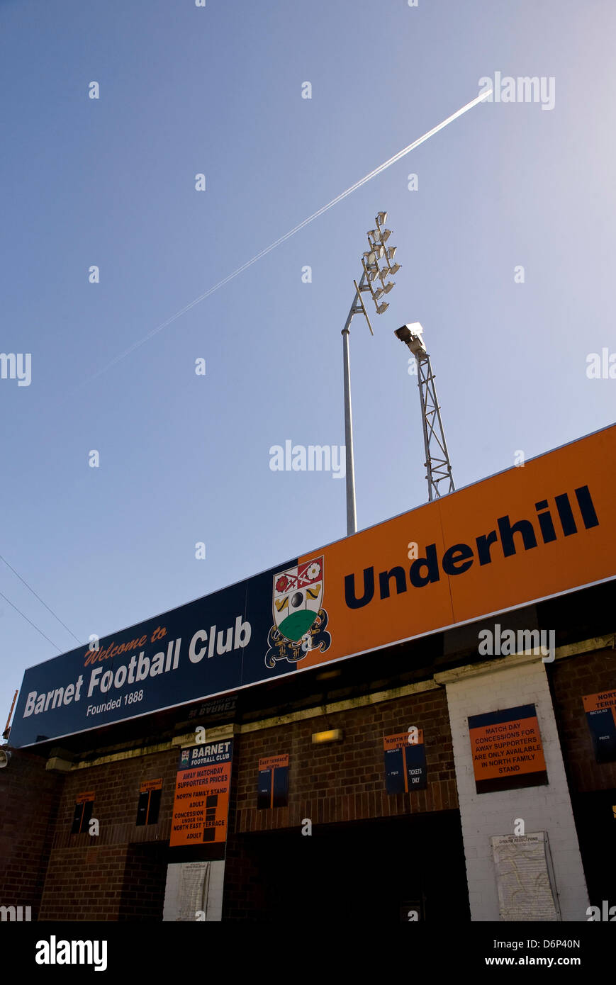 Underhill barnet stadium hi-res stock photography and images - Alamy