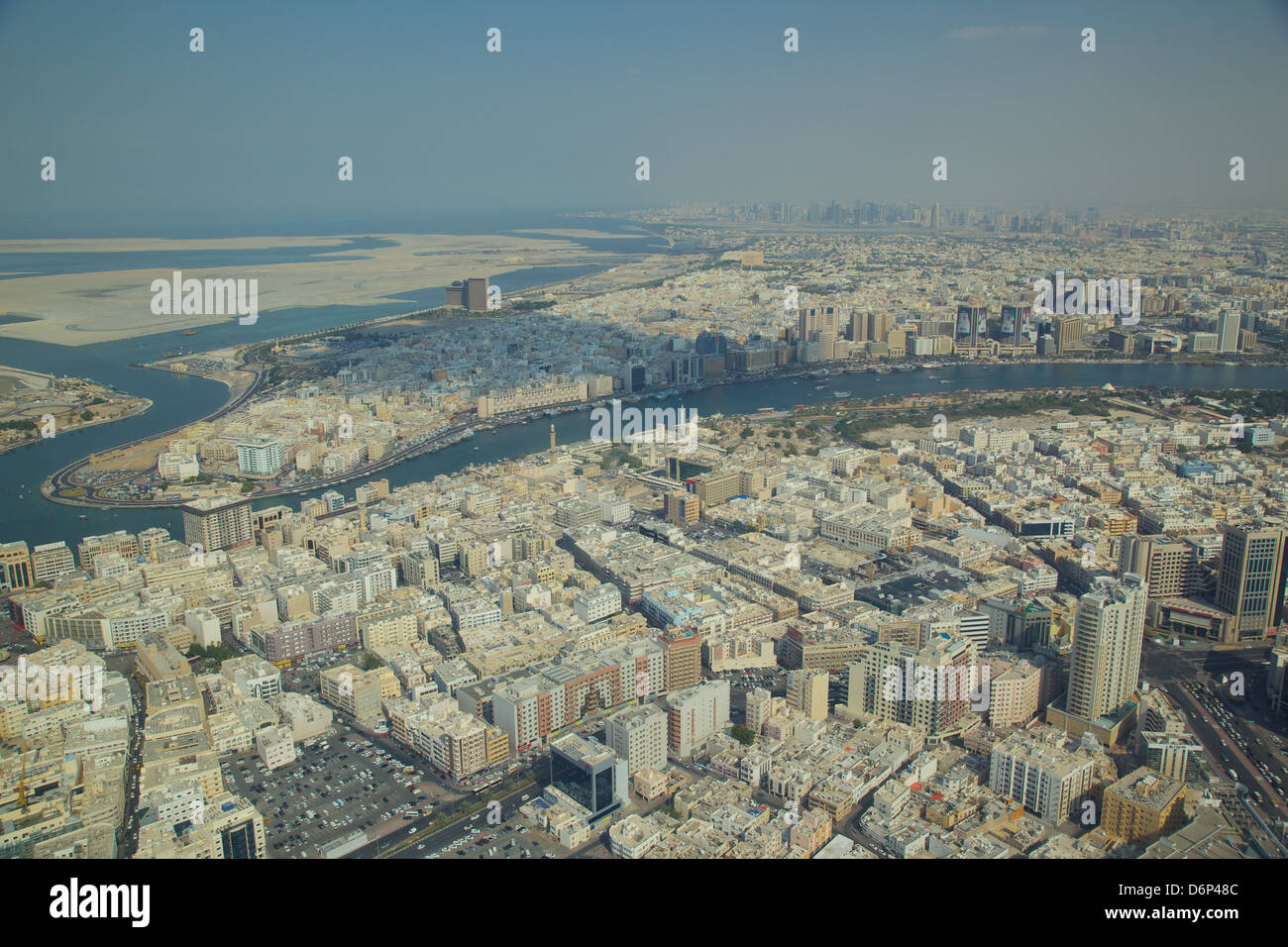 Dubai aerial view hi-res stock photography and images - Alamy