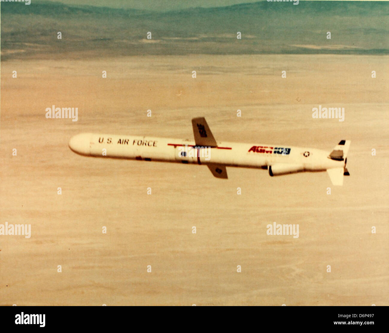 A photograph of the Tomahawk missile system, developed by Convair ...