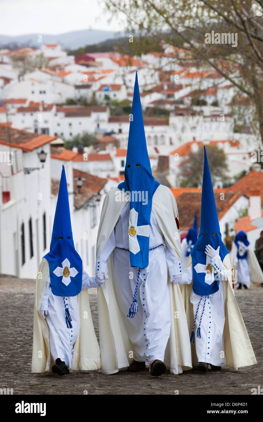 Blue penitents hi-res stock photography and images - Alamy