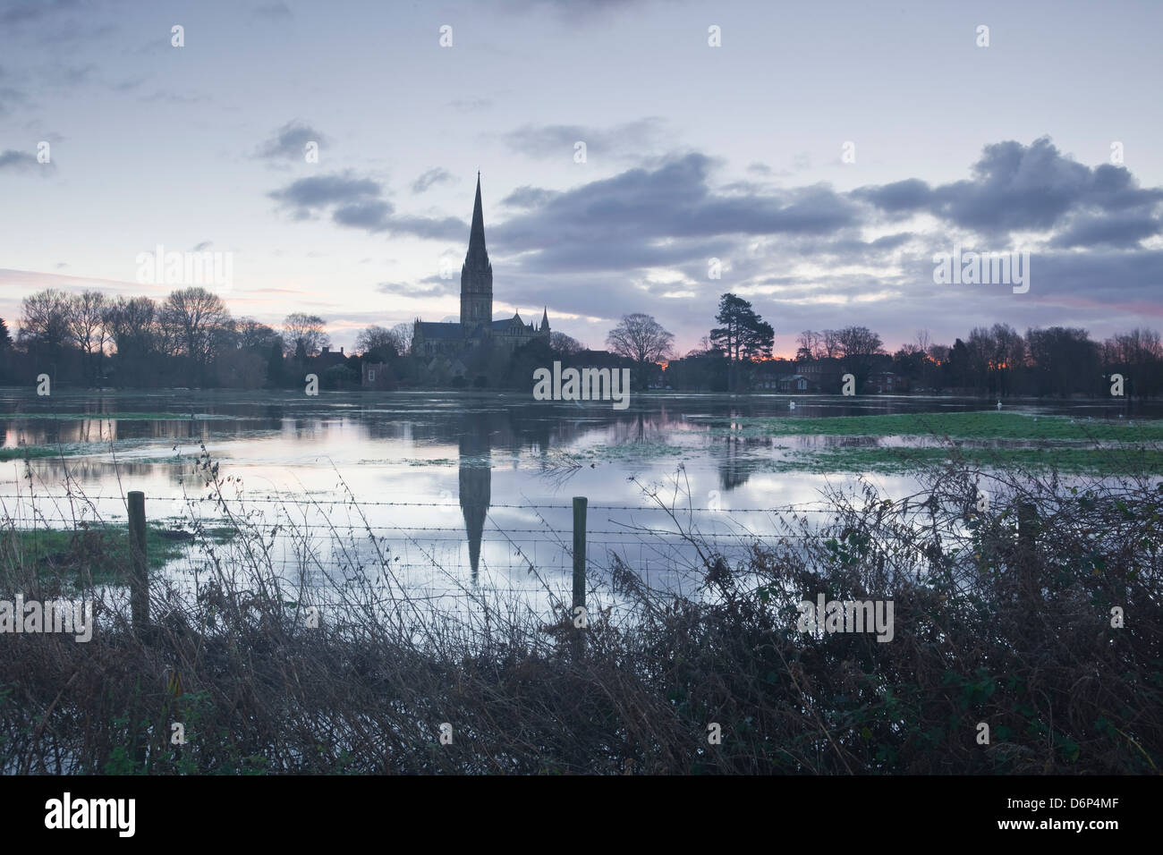 Salisbury cathedral water meadows hi-res stock photography and images ...