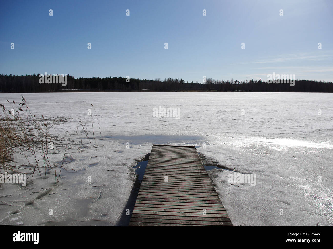 Finland frozen lake hi-res stock photography and images - Alamy