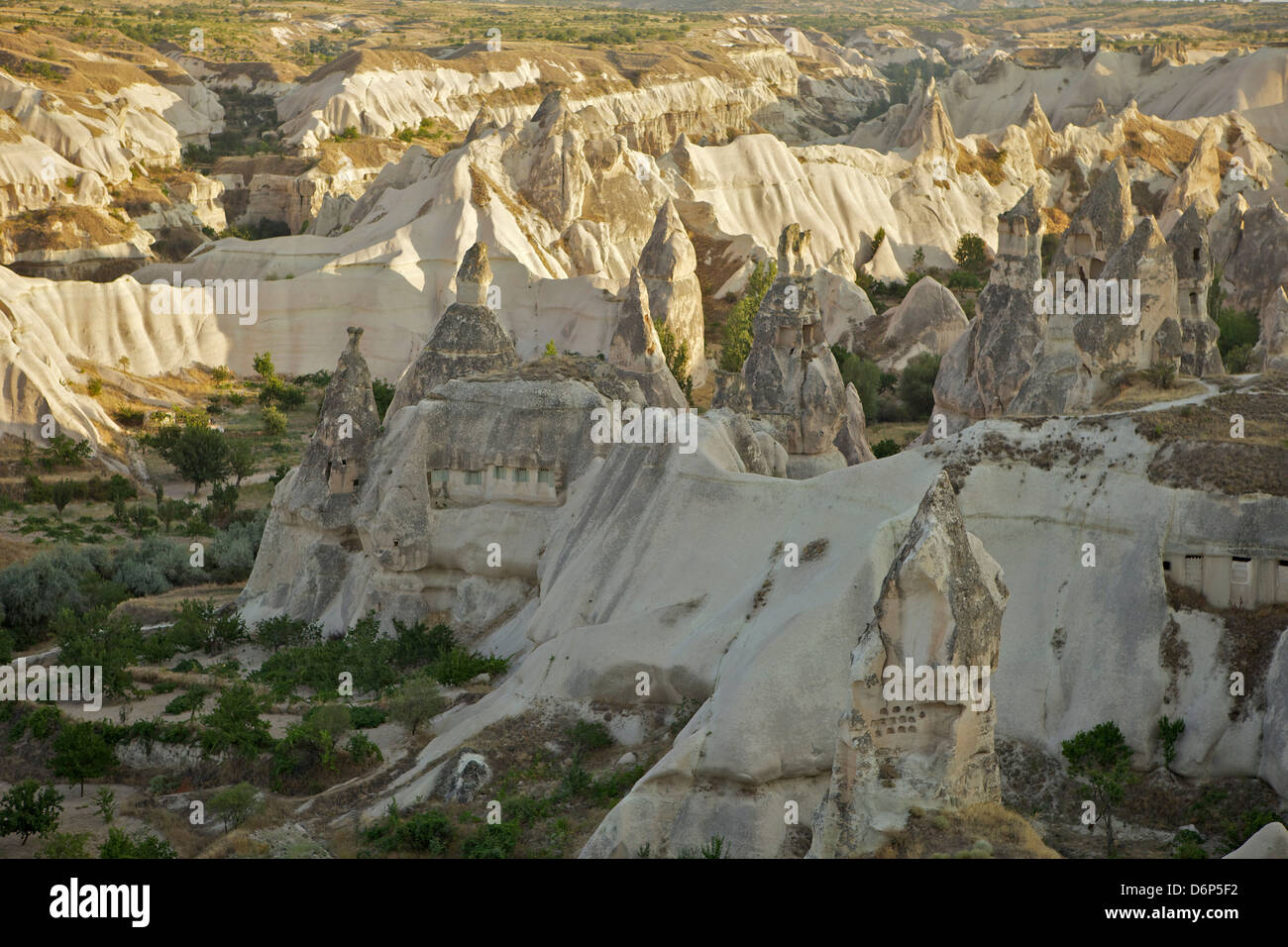 Fairy Chimneys rock formation landscape near Goreme, Cappadocia ...