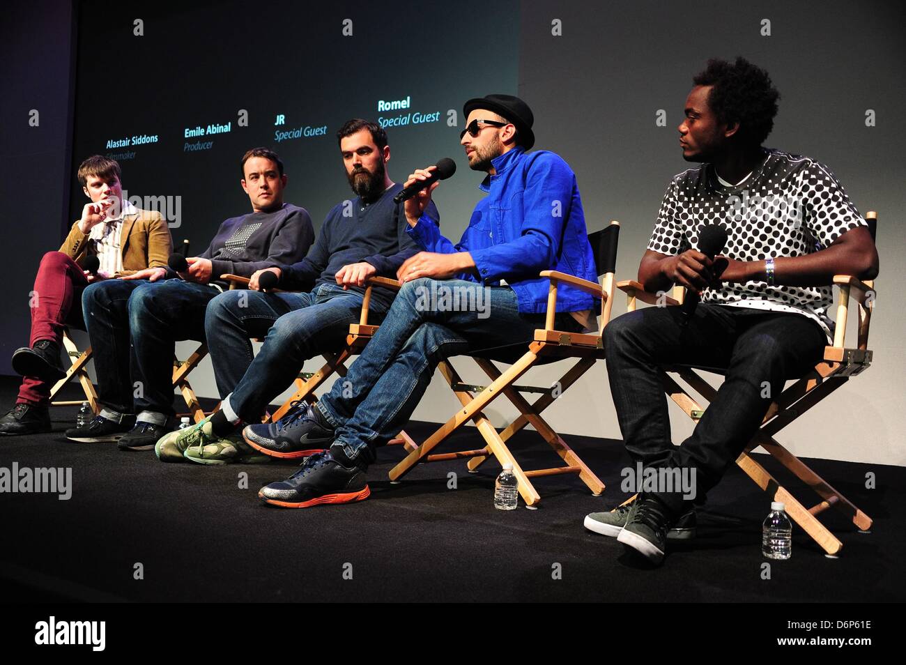 New York, USA. 21st April, 2013. Bryce Renninger, Alastair Siddons ...