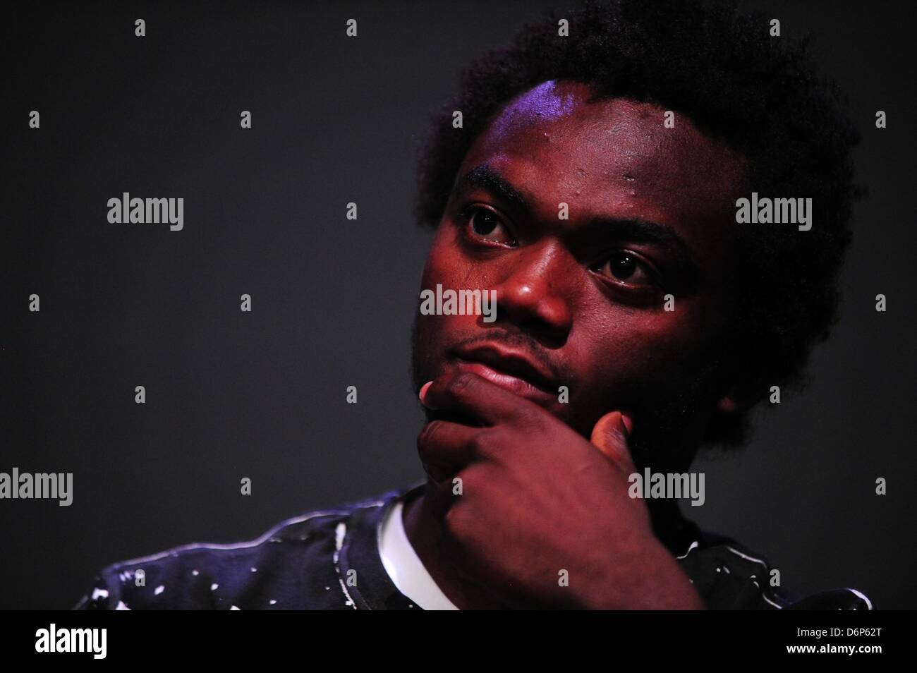 New York, USA. 21st April, 2013. Jean Pierre Romel at in-store ...