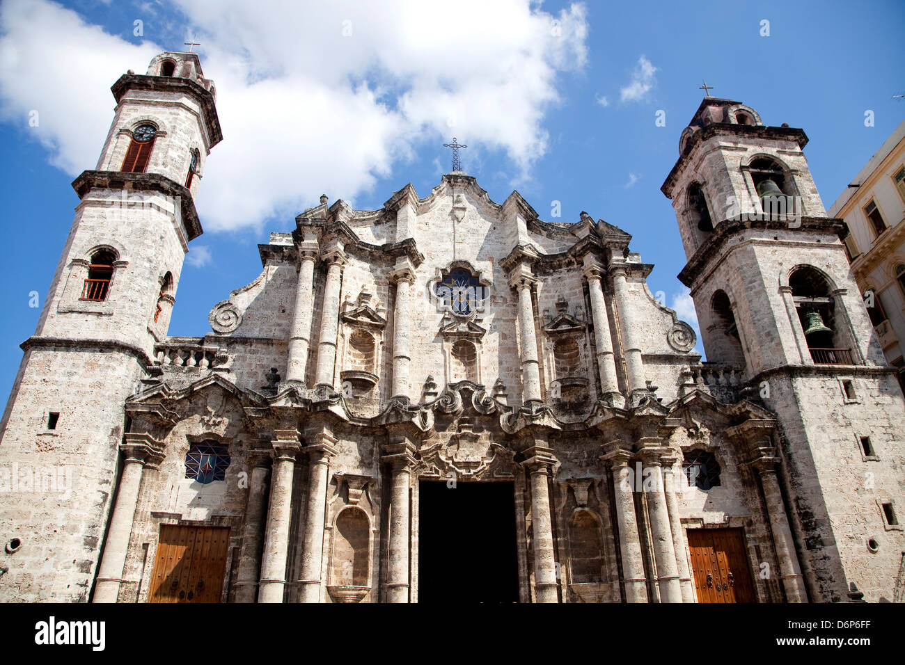 Cathedral in Habana Vieja, Cuban city of Havana, La Habana, Cuba, South ...