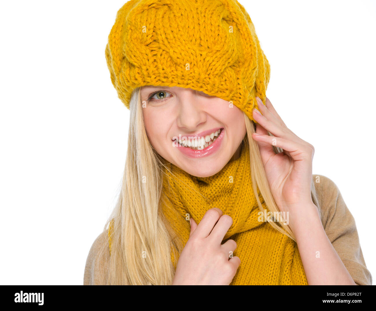 Pulling hat over head hi-res stock photography and images - Alamy