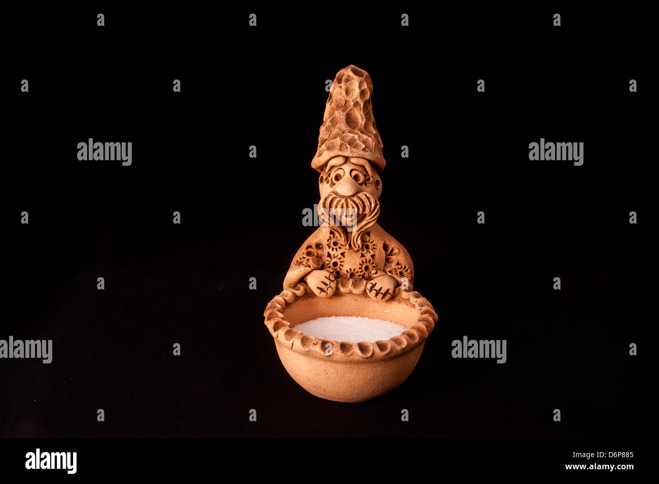 Salt Pot/Shaker handmade out of clay, done and sold in UKraine ...