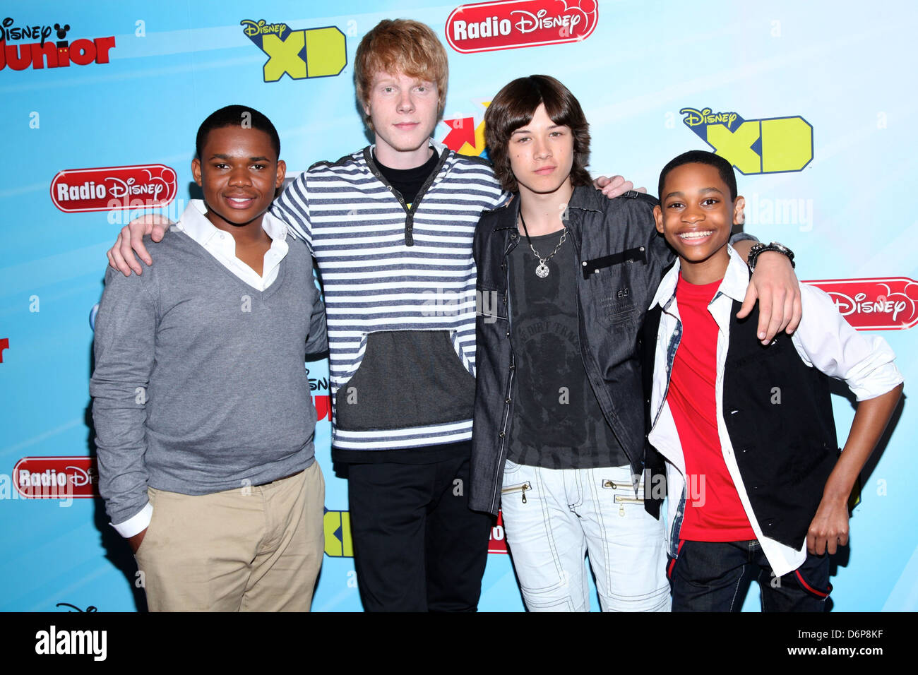 Doc Shaw, Adam Hicks,Leo Howard and Tyler James Williams 2012-13 Disney ...