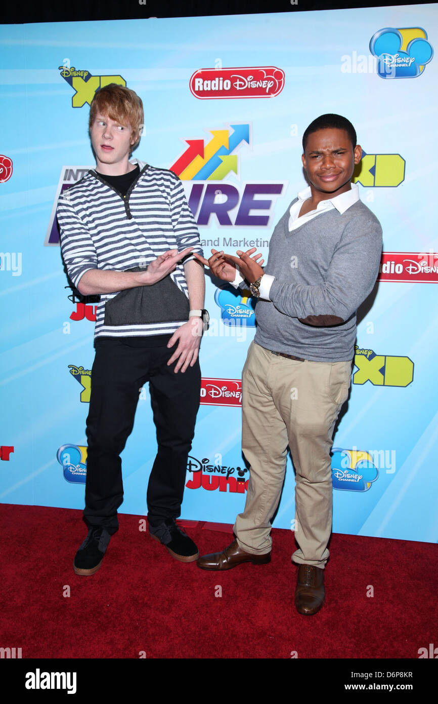 Adam Hicks and Doc Shaw 2012-13 Disney Channel Worldwide Kids Upfront ...