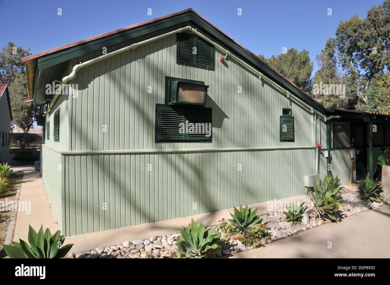 Israel, Negev desert, Kibbutz Sde Boker, Ben-Gurion Desert Home Stock Photo - Alamy