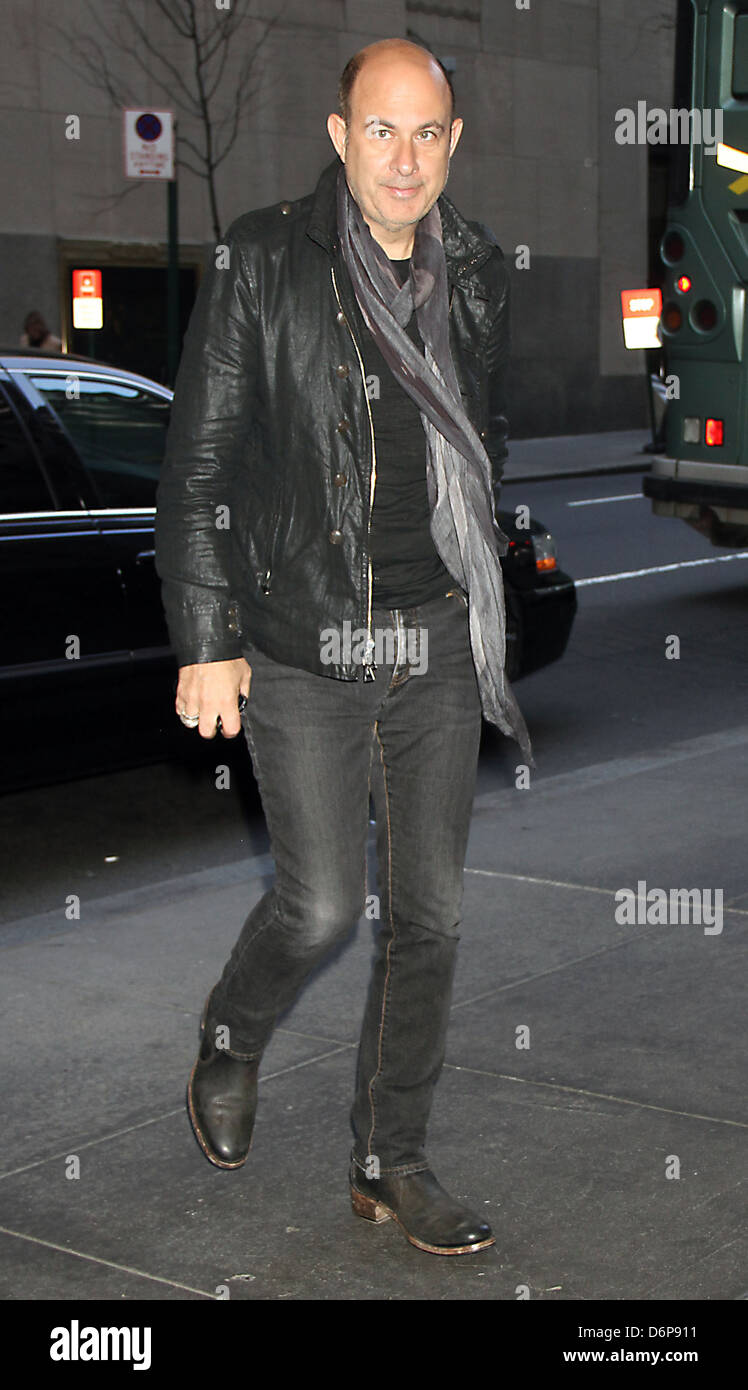John Varvatos arrives at NBC's 'New York Live' studios New York City ...