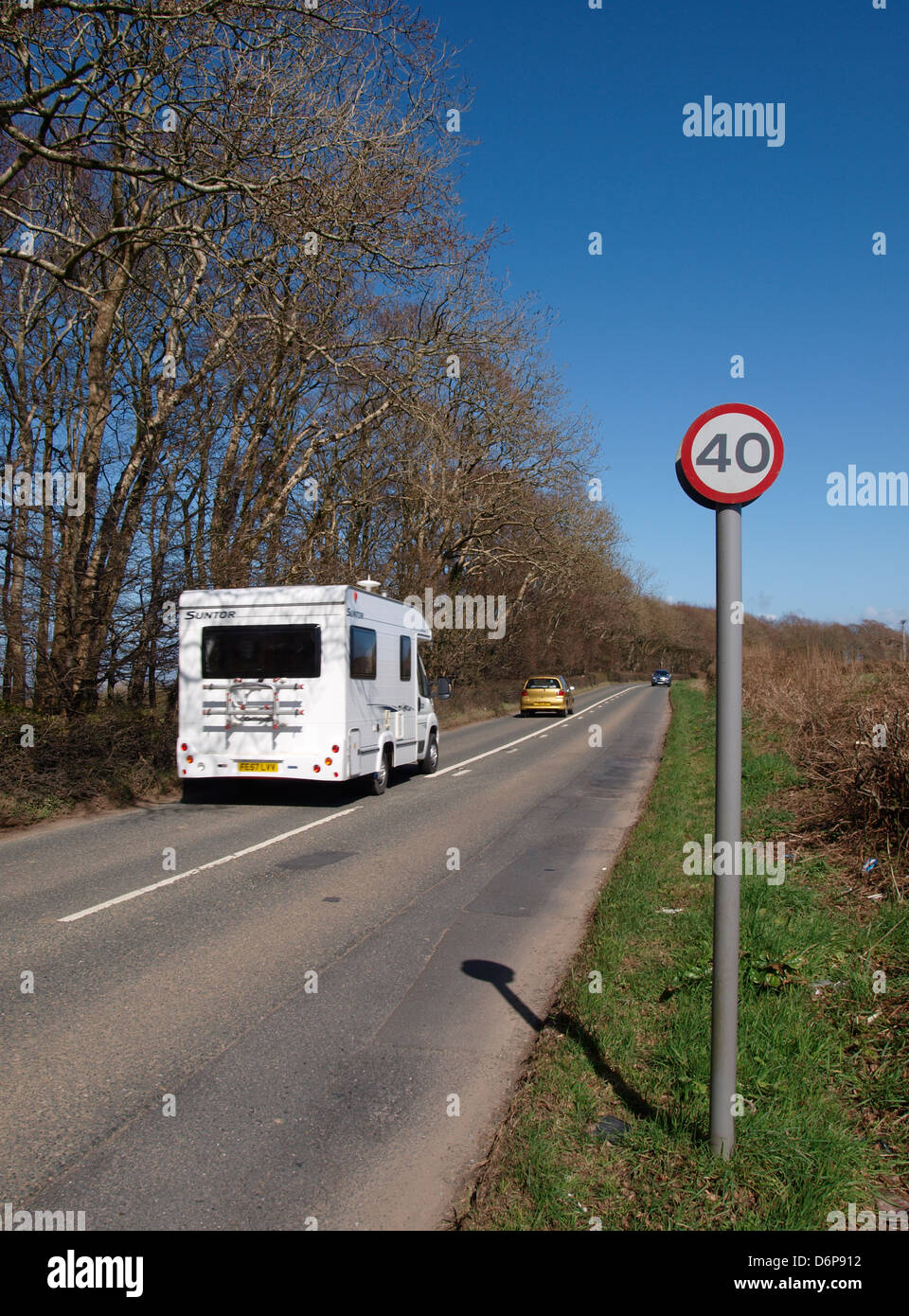 Devon road sign hi-res stock photography and images - Alamy