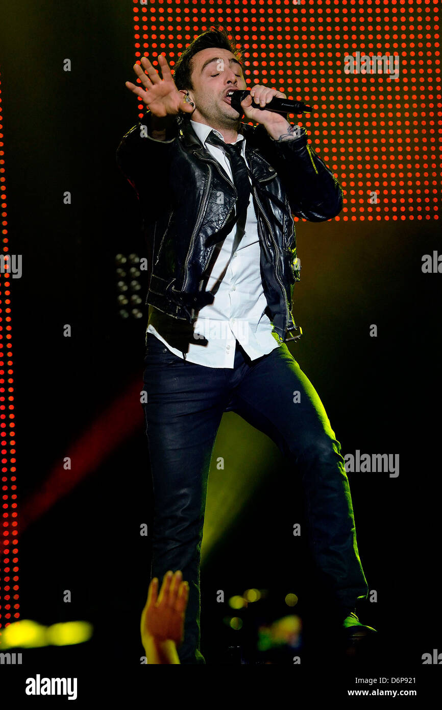 Jacob Hoggard Hedley performing at The Air Canada Centre during the ...