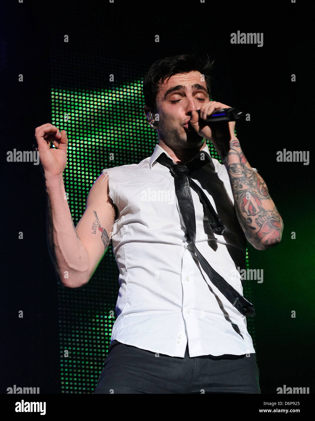 Jacob Hoggard Hedley performing at The Air Canada Centre during the ...