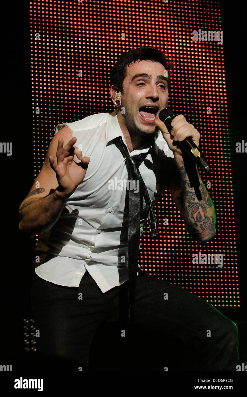 Jacob Hoggard Hedley performing at The Air Canada Centre during the ...