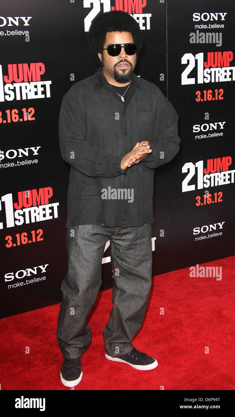 Ice Cube Los Angeles Premiere of '21 Jump Street' held at the Grauman's ...