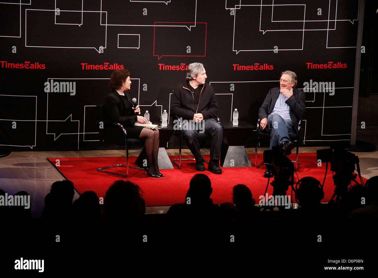 Janet Maslin, Paul Weitz and Robert DeNiro TimesTalks event held at The ...