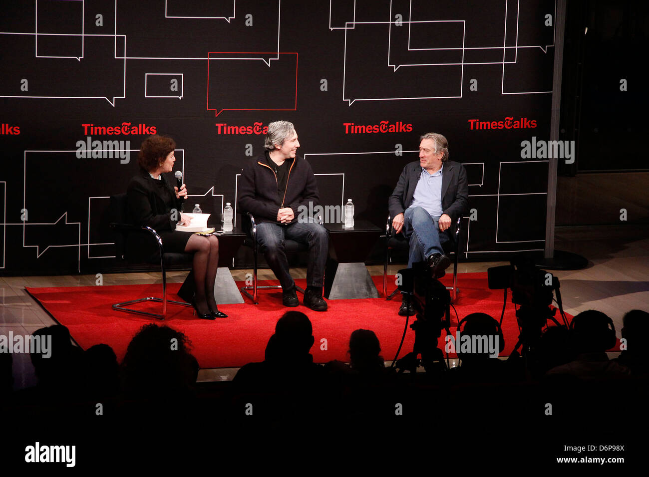 Janet Maslin, Paul Weitz and Robert DeNiro TimesTalks event held at The ...