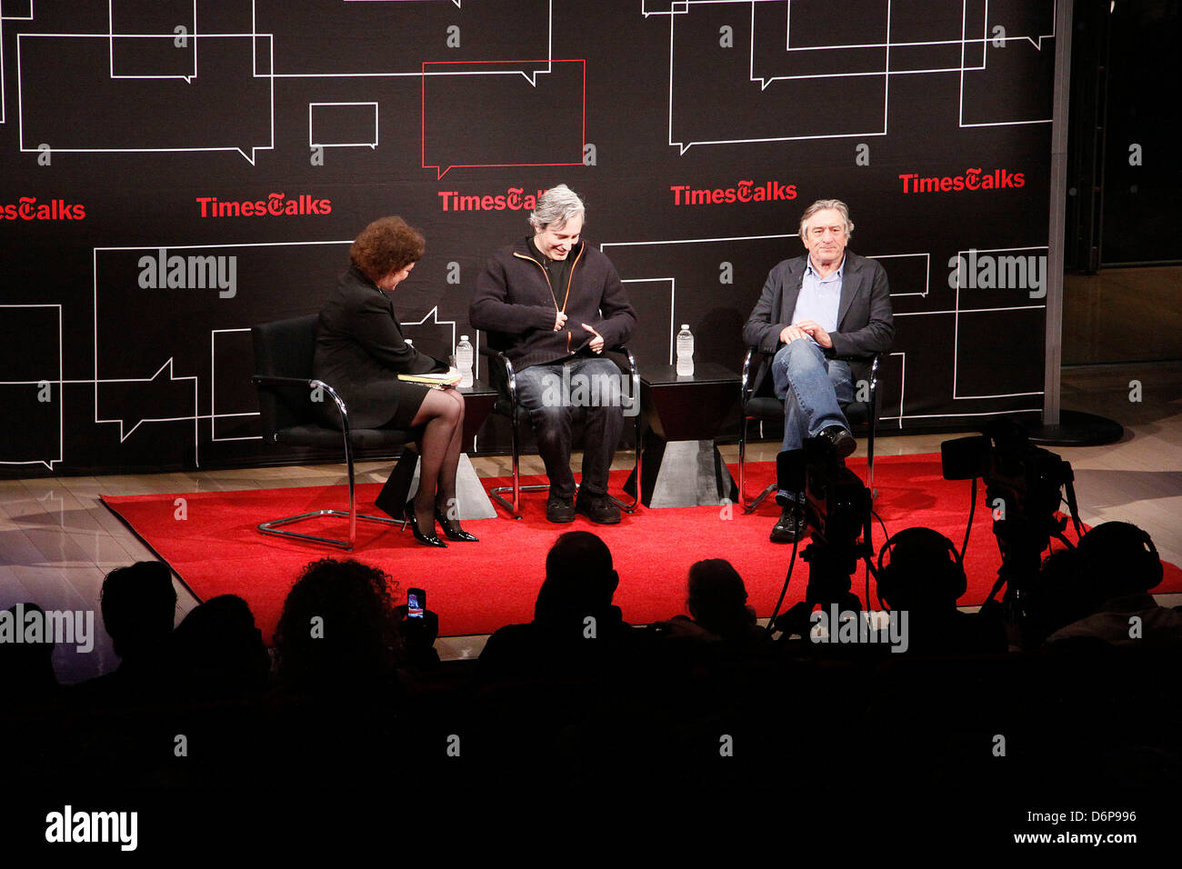 Janet Maslin, Paul Weitz and Robert DeNiro TimesTalks event held at The ...