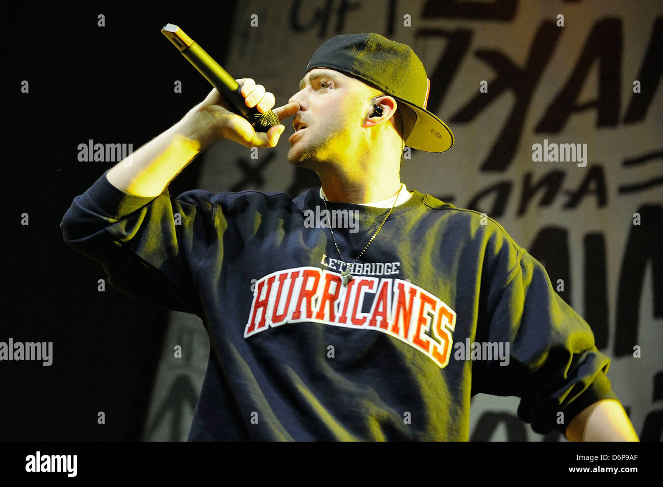 Classifed, aka Luke Boyd, performing a The Air Canada Centre as opening ...