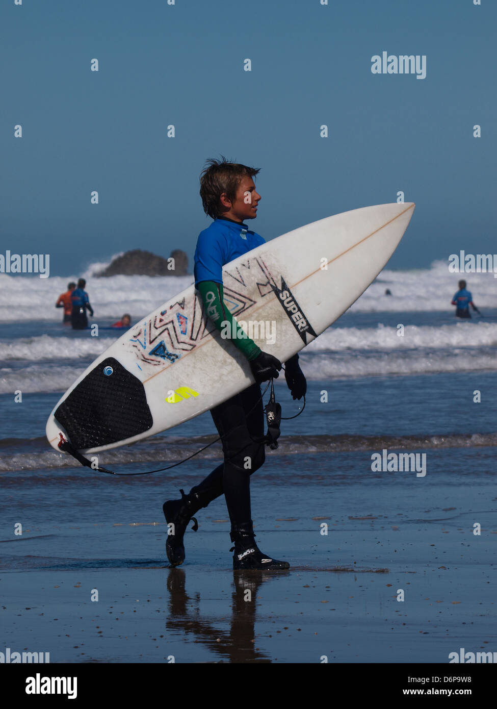 Calypso British Schools Surf Championship, Widemouth Bay, Cornwall, UK ...