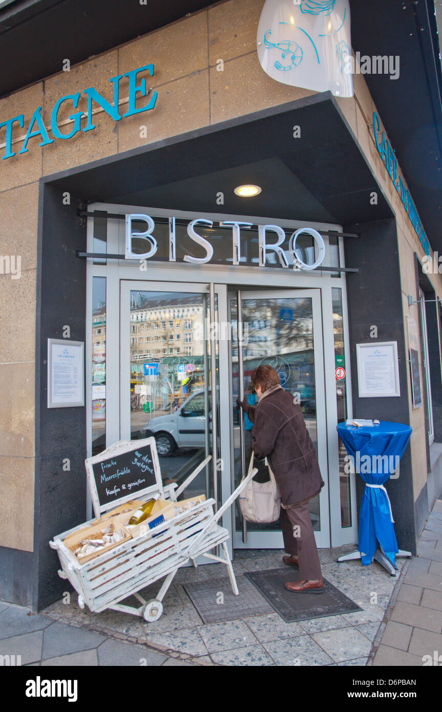 Bistro Bretagne delicacy shop Carlsplatz square Carlstadt district ...