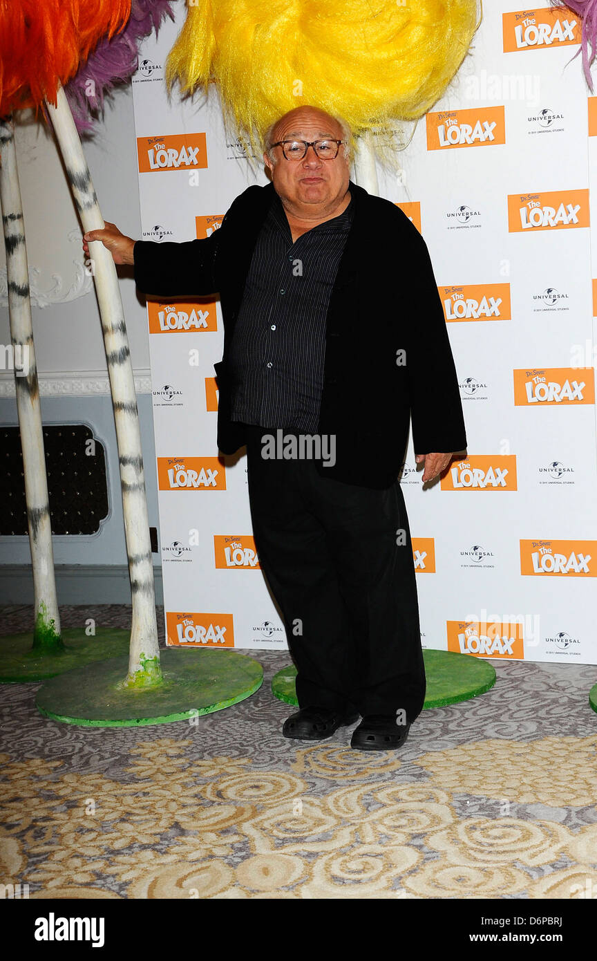 Danny DeVito The Lorax - photocall held at the Dorcester. London ...
