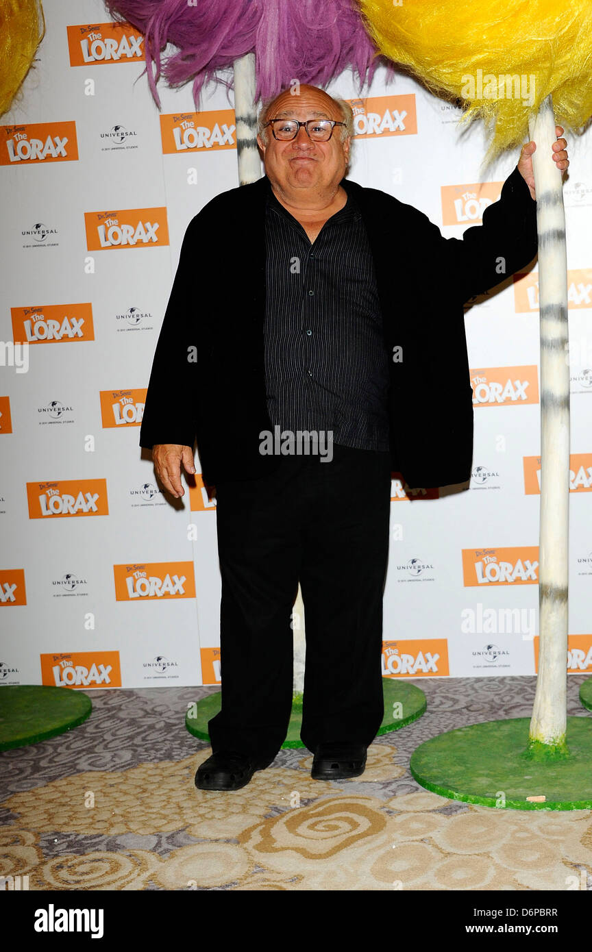 Danny DeVito The Lorax - photocall held at the Dorcester. London ...