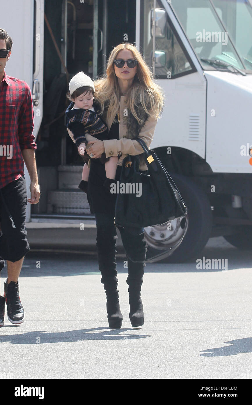 Rachel Zoe and her son Skyler out and about in West Hollywood. Los ...