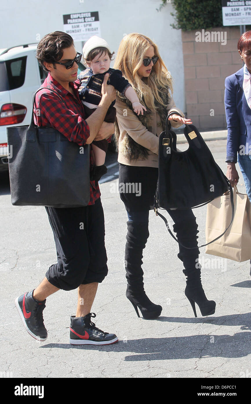 Rachel Zoe and her son Skyler out and about in West Hollywood. Los ...