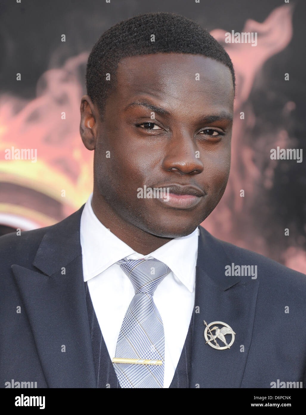 Dayo Okeniyi World Premiere of 'The Hunger Games' held at Nokia Theatre ...