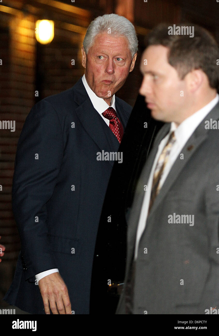 Former US President Bill Clinton 'The Late Show with David Letterman ...