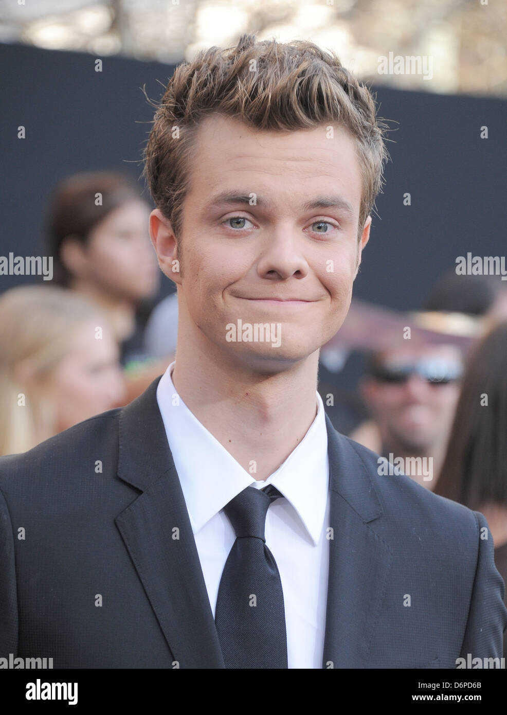 Jack Quaid World Premiere of 'The Hunger Games' held at Nokia Theatre ...