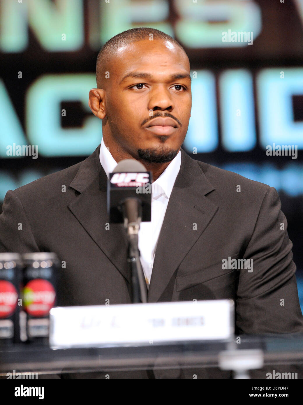 Jon Jones, current UFC Light Heavyweight Champion UFC 140 press ...
