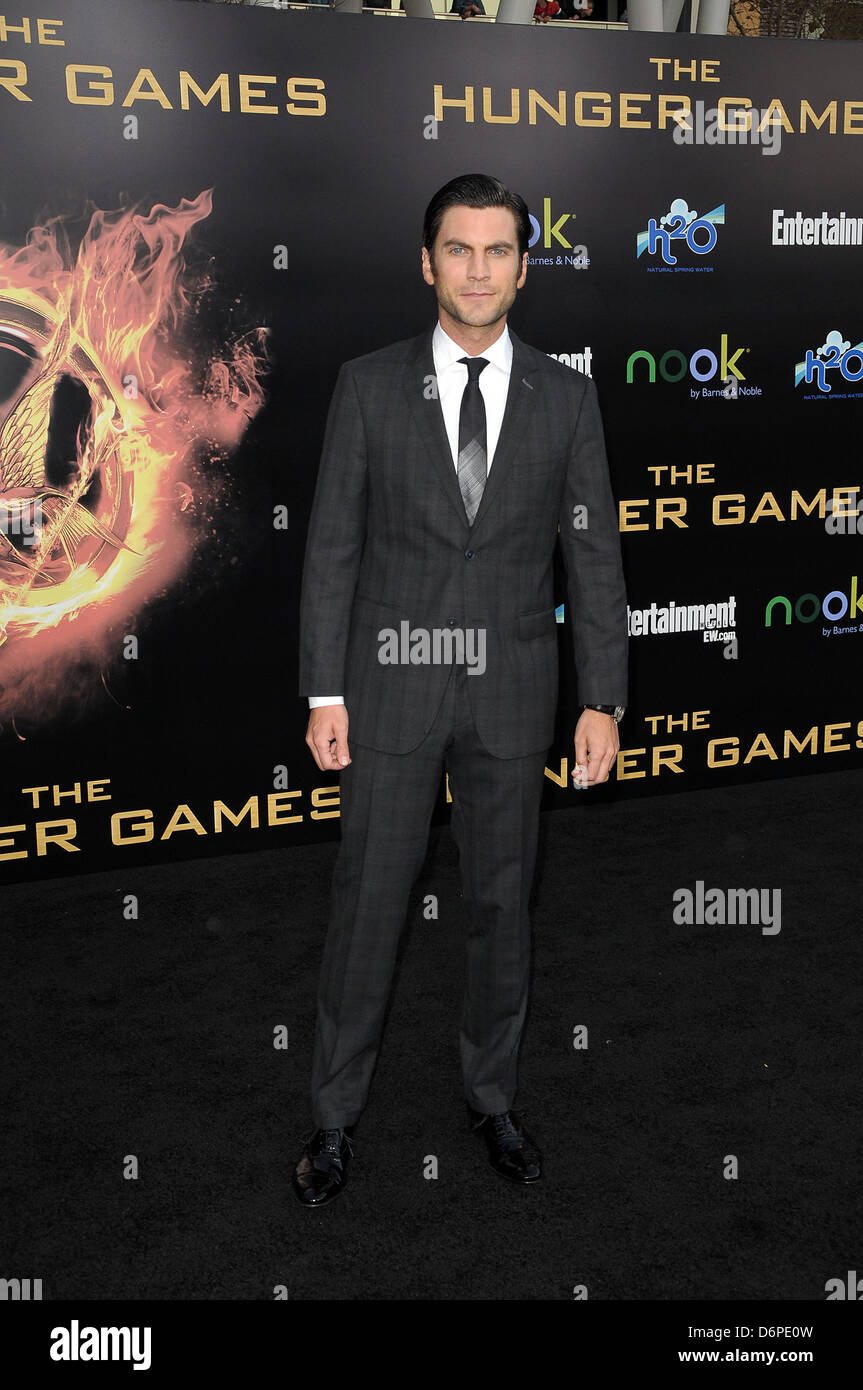 Wes Bentley World Premiere of 'THE HUNGER GAMES' held at Nokia Theatre ...