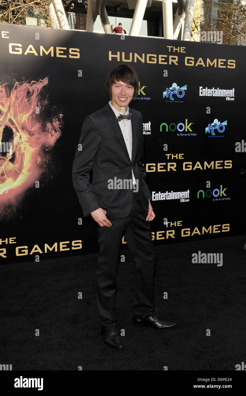 Sam Tan World Premiere of 'THE HUNGER GAMES' held at Nokia Theatre L.A ...