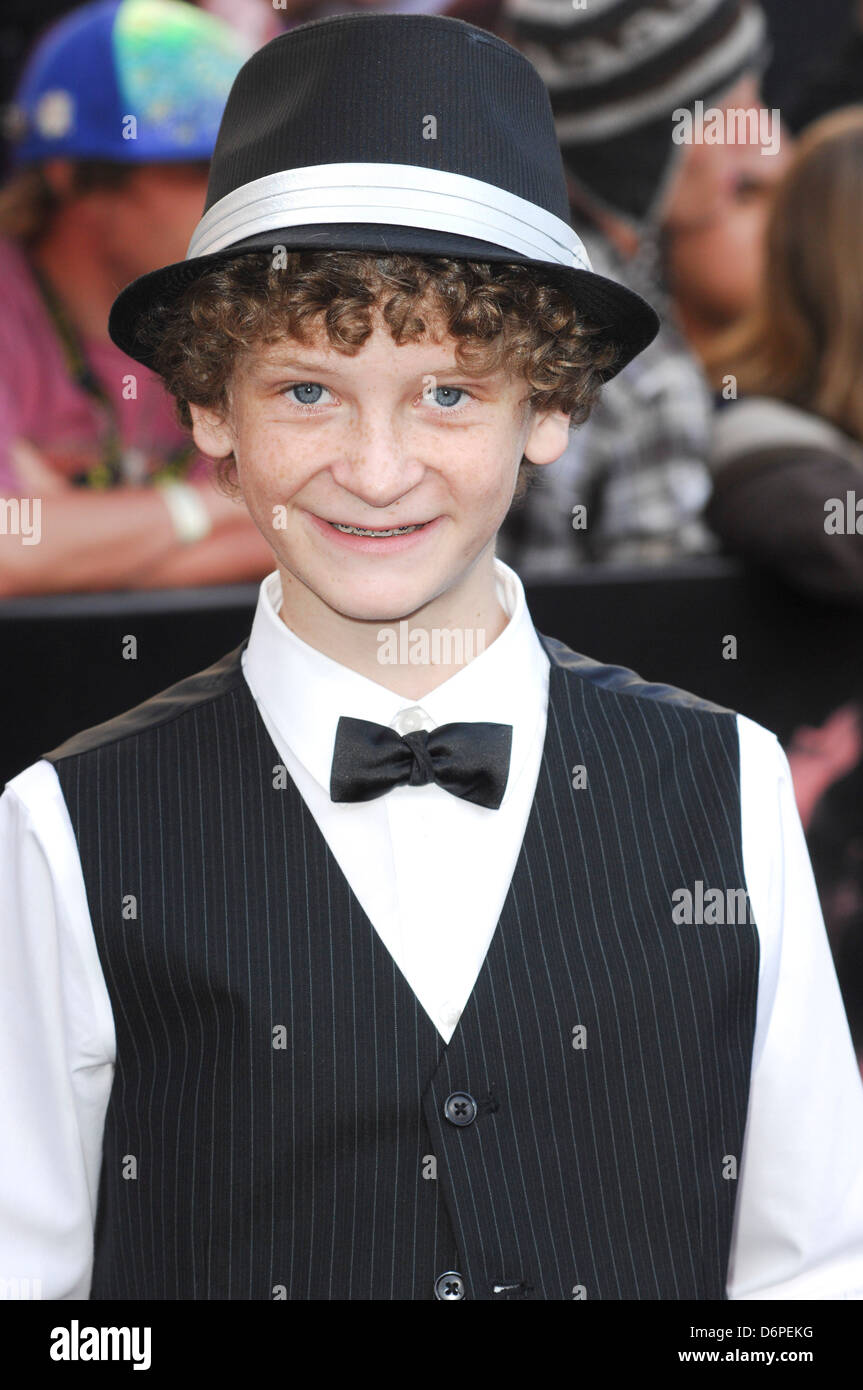 Ethan Jamieson World Premiere of 'The Hunger Games' held at Nokia ...