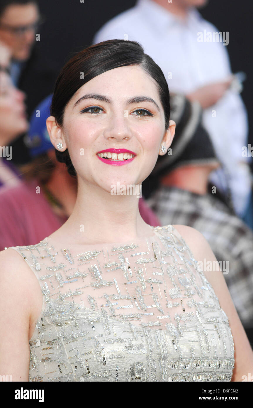 Isabelle Fuhrmann World Premiere of 'The Hunger Games' held at Nokia ...