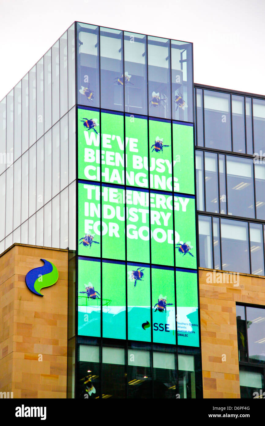SSE Scottish and Southern Energy HQ building Glasgow Stock Photo - Alamy
