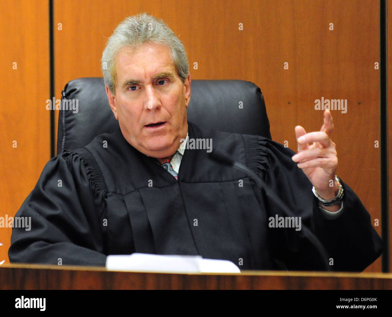 Judge Michael E. Pastor instructs the replies on an objection from the ...