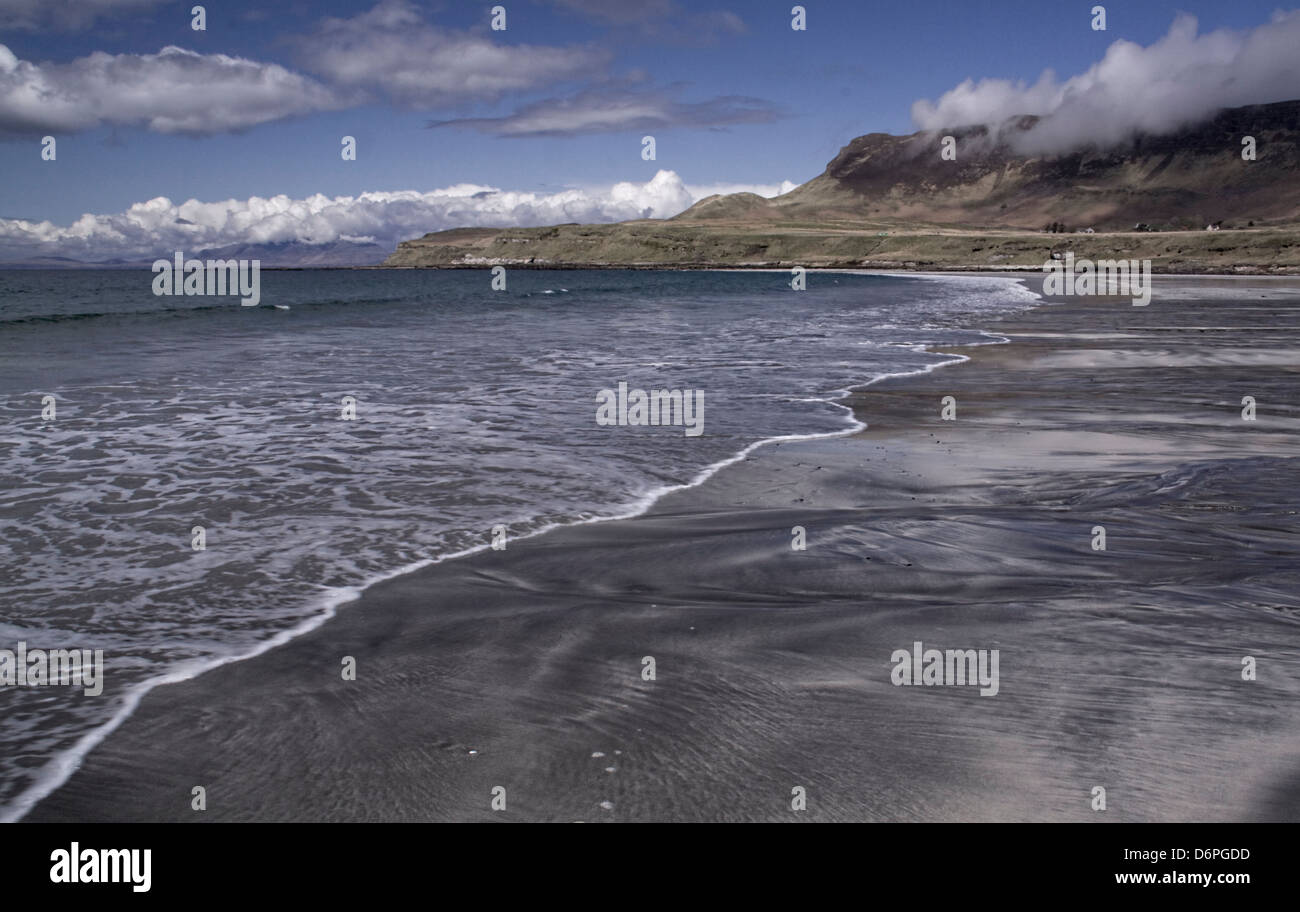 Eigg Beach Scene, Scotland, UK Stock Photo - Alamy
