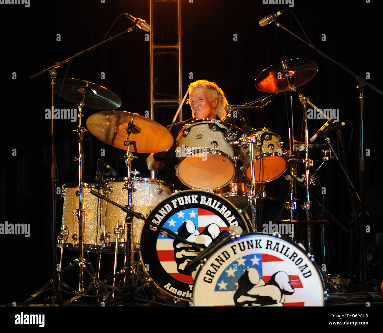 Don Brewer of Grand Funk Railroad performs at the Seminole Coconut ...