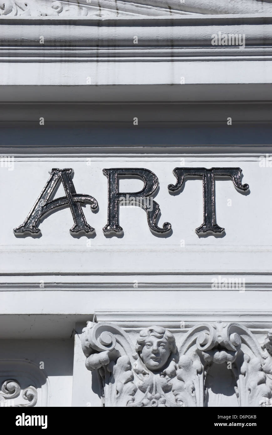 the word art written in art nouveau style lettering, putney school of ...