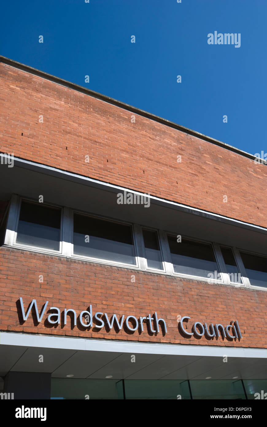 offices of wandsworth council, southwest london, england Stock Photo ...