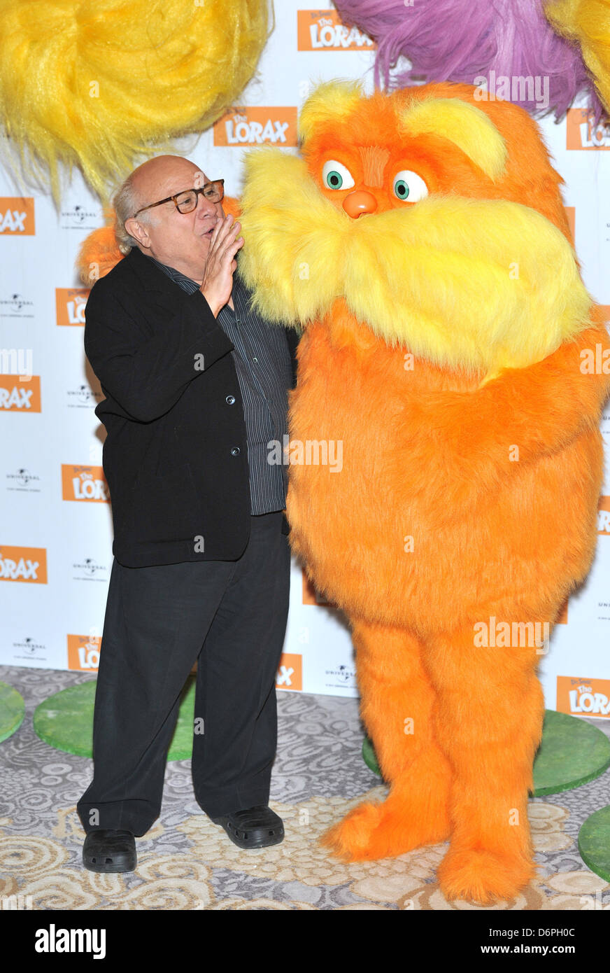 Danny DeVito The Lorax - photocall held at the Dorcester. London ...