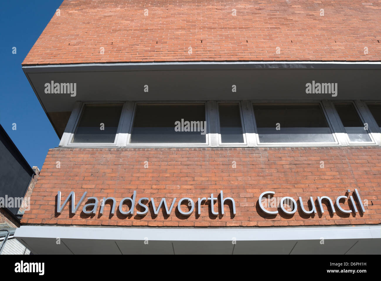 offices of wandsworth council, southwest london, england Stock Photo ...