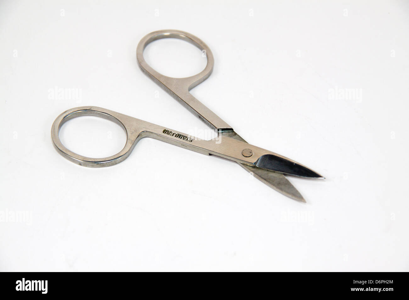 Stainless steel nail scissors Stock Photo - Alamy