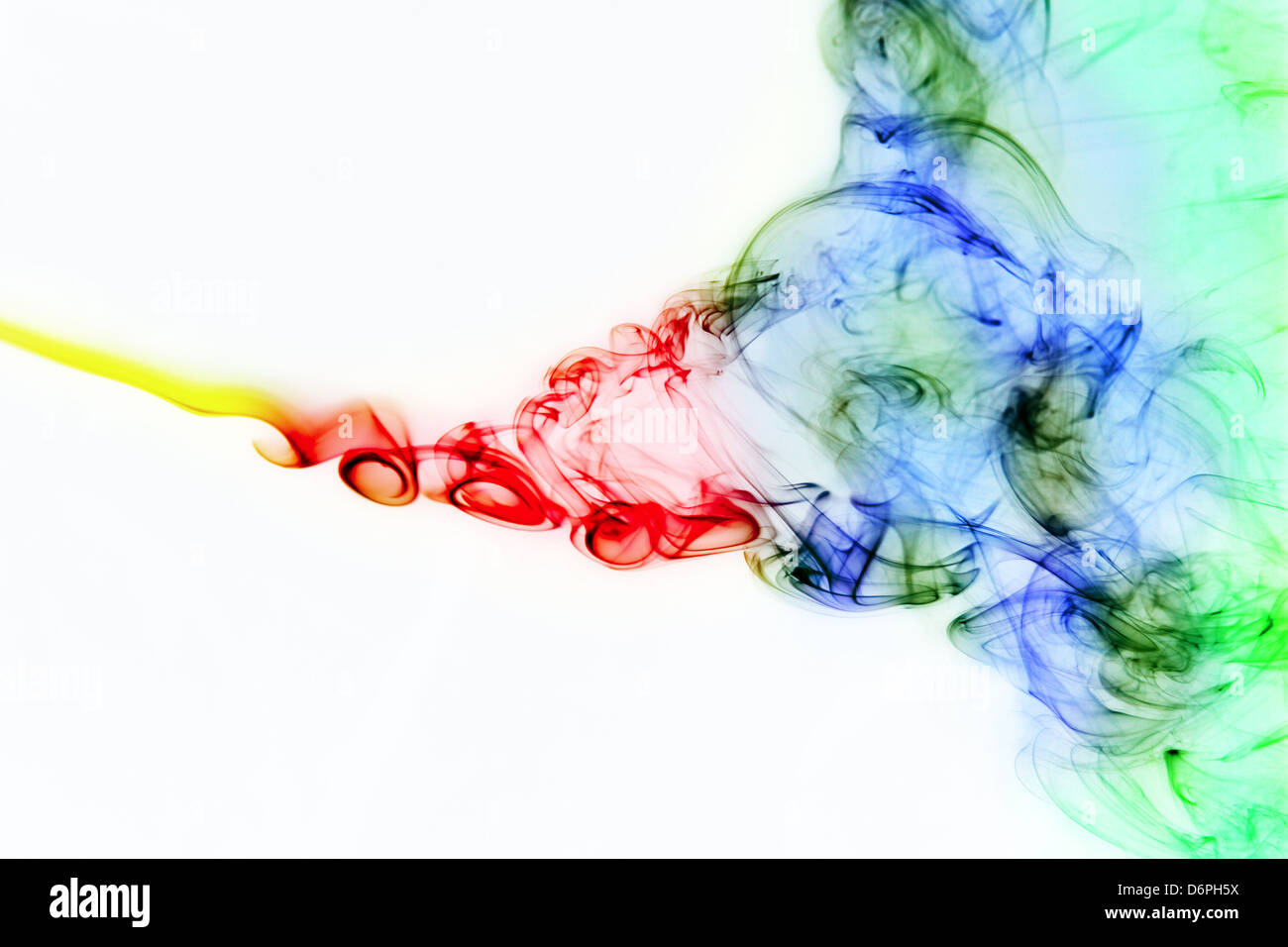 abstract colored smoke curves Stock Photo - Alamy